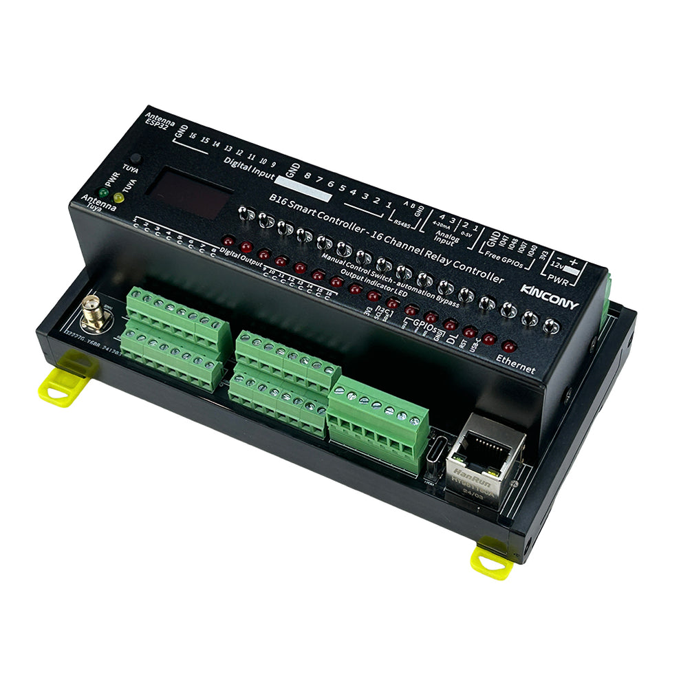 ESP32 Smart Controller – B16 (16CH Relay) – KinCony IoT