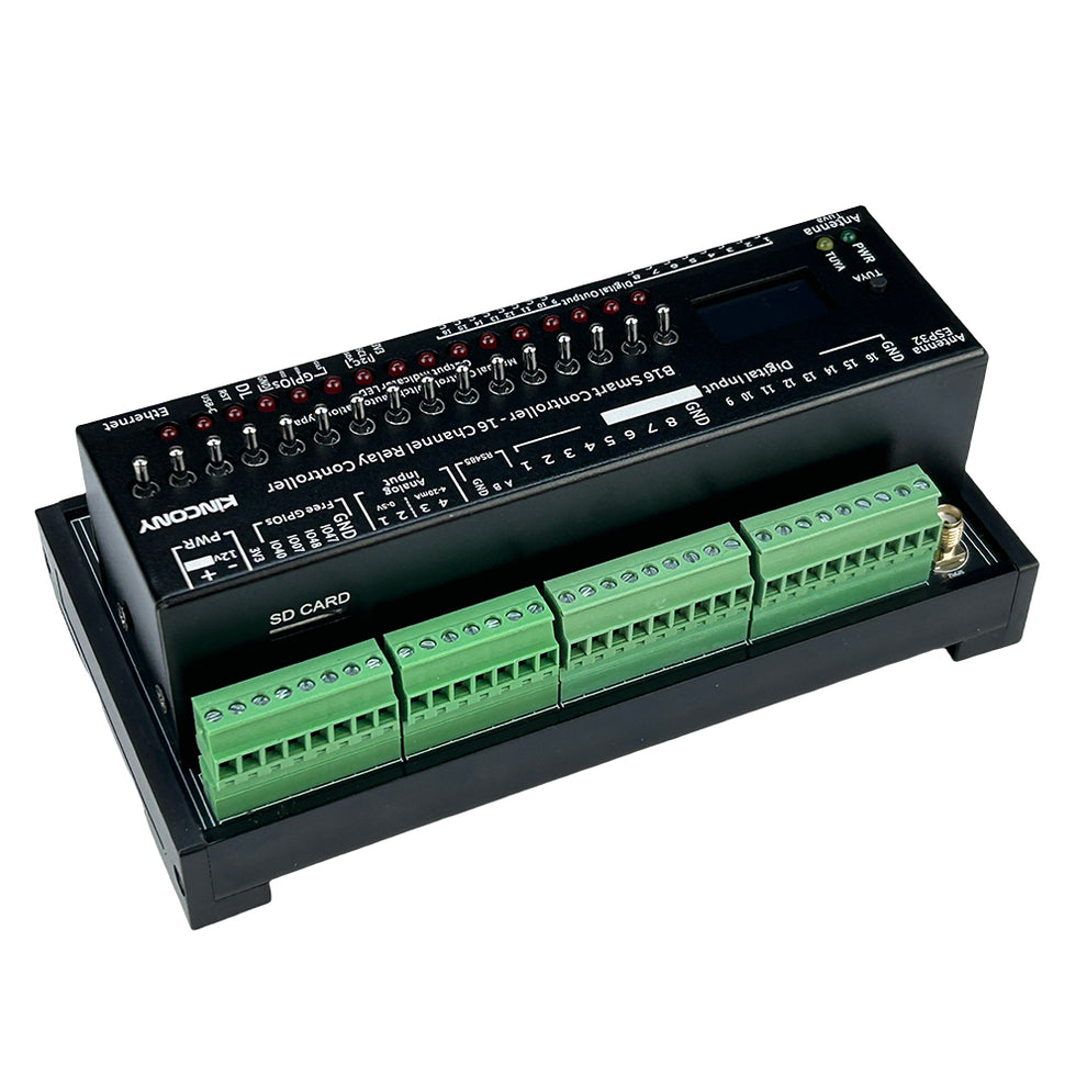 ESP32 Smart Controller – B16 (16CH Relay) – KinCony IoT