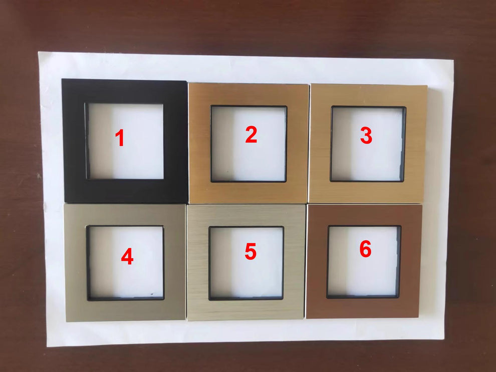 metal frame momentary wall switch panel's metal frame – KinCony IoT